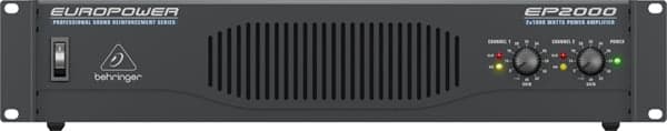 Behringer EP2000 2 Channel Power Amplifier 2000W