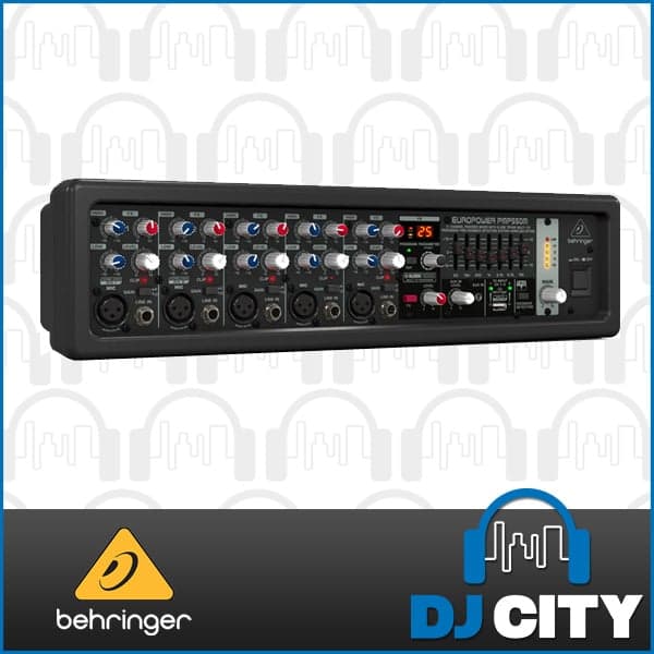 Behringer PMP550M Powered PA Mixer 5 Channel 500W
