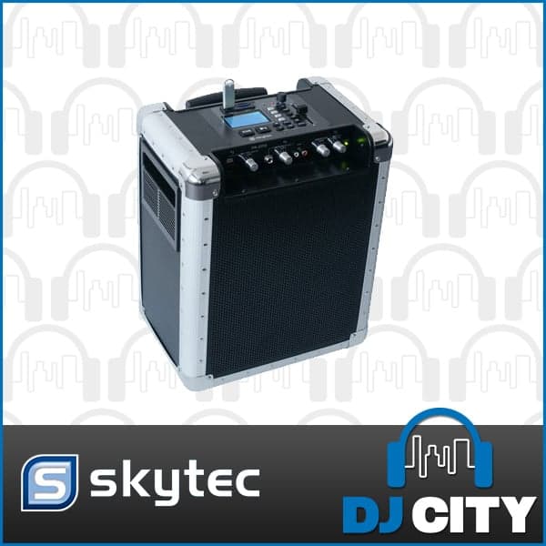 Skytec PA-200 Portable Speaker with Bluetooth/USB/SD Media Player 200W ...