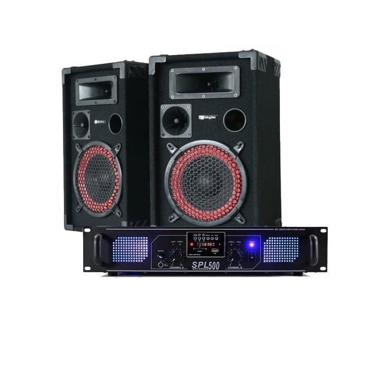 Max Pk Xen12 12 Passive Speakers With Spl 500w Amp