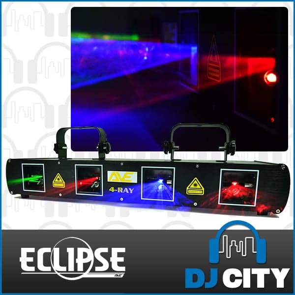 AVE 4-Ray RGB Laser Light 4 Beams 330mW
