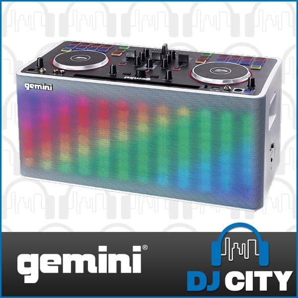 Gemini Mix2Go DJ Controller Portable 2 Channel
