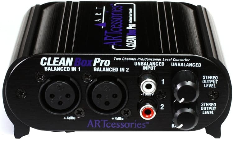ART Pro Audio CleanBox Pro Dual Channel Level Converter