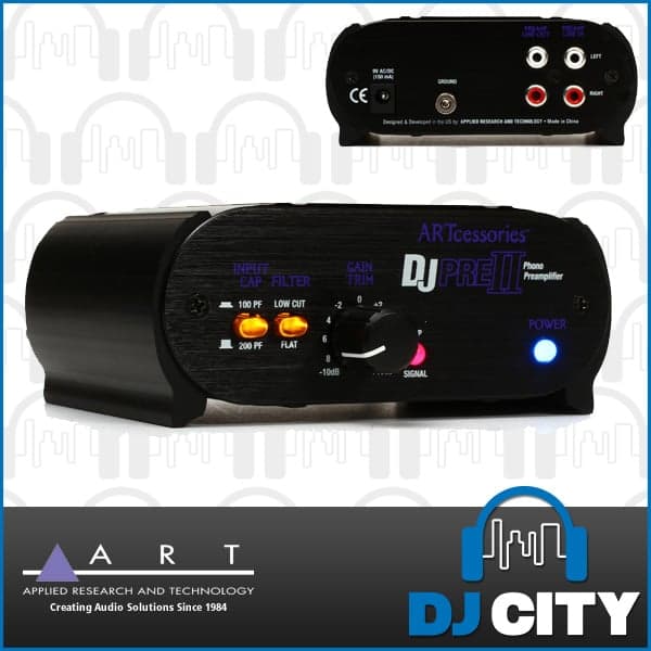 ART Pro Audio DJPre II Phono Preamplifier - Phono Preamp