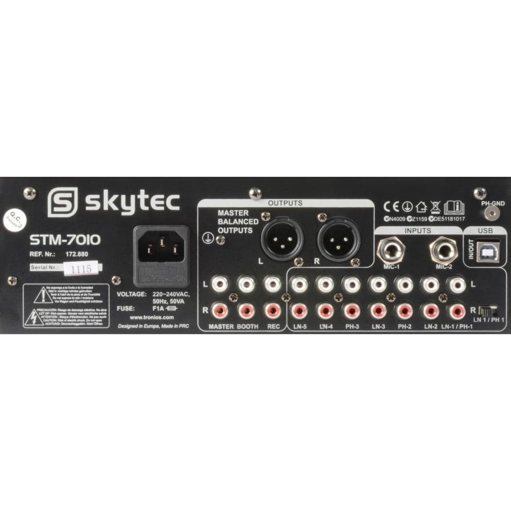 Skytec STM-7010 4 Channel DJ Mixer