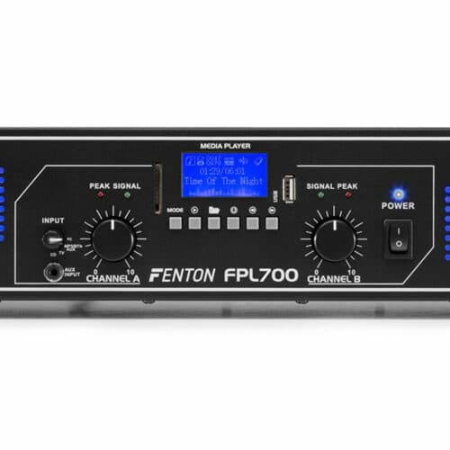 Fenton FPL700 - 700W Two Channel (2x 350W) Digital Amplifier