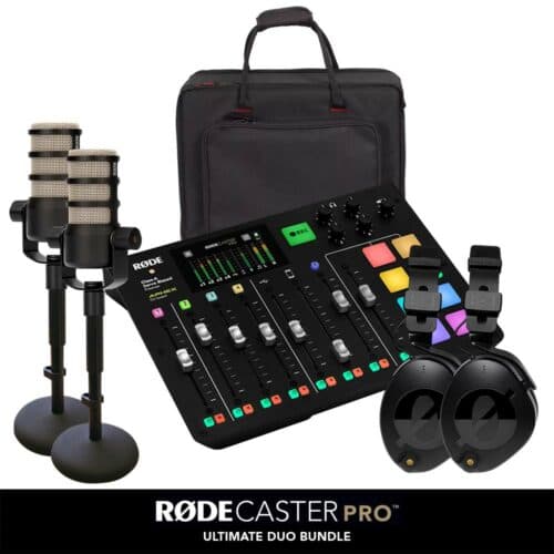 RODE RODECaster Ultimate Duo Bundle - Podcast Production - DJ City