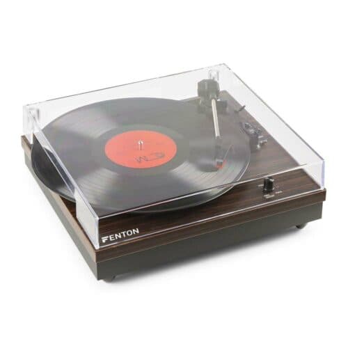 Fenton RP112D Record Player with Bluetooth (Dark Wood)
