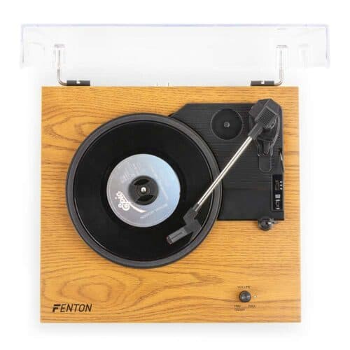 Fenton RP112L Record Player with Bluetooth (Light Wood)