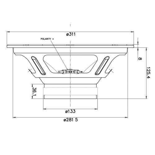 Faital Pro 12FE300 - 12 Inch Driver 250W LF Driver