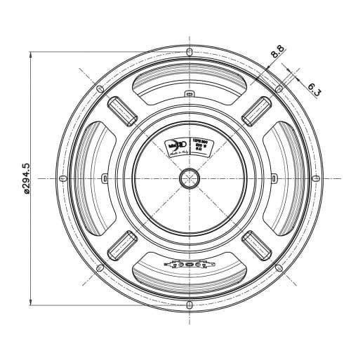 Faital Pro 12FE300 - 12 Inch Driver 250W LF Driver