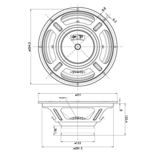 Faital Pro 12FE300 - 12 Inch Driver 250W LF Driver
