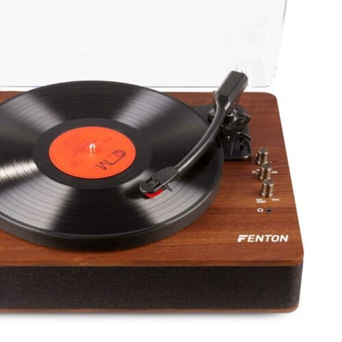 Fenton RP162D Vinyl Record Player HQ Bluetooth (Dark Wood)