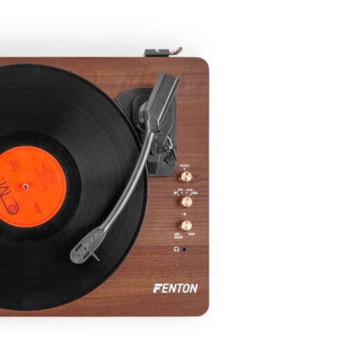 Fenton RP162D Vinyl Record Player HQ Bluetooth (Dark Wood)