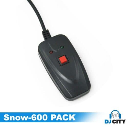 Beamz Snow-600 Pack -Snow Machine + Snow Machine Fluid 1L