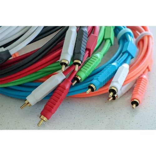 DJ Tech Tools Chroma Cables 2.0 RCA-RCA Red