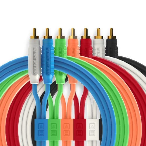 DJ Tech Tools Chroma Cables 2.0 RCA-RCA Red