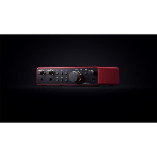 Focusrite Scarlett 2i2 4th Gen USB Audio Interface