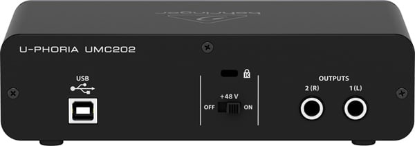 Behringer UMC202HD U-Phoria 2x2 Audio Interface - DJ City