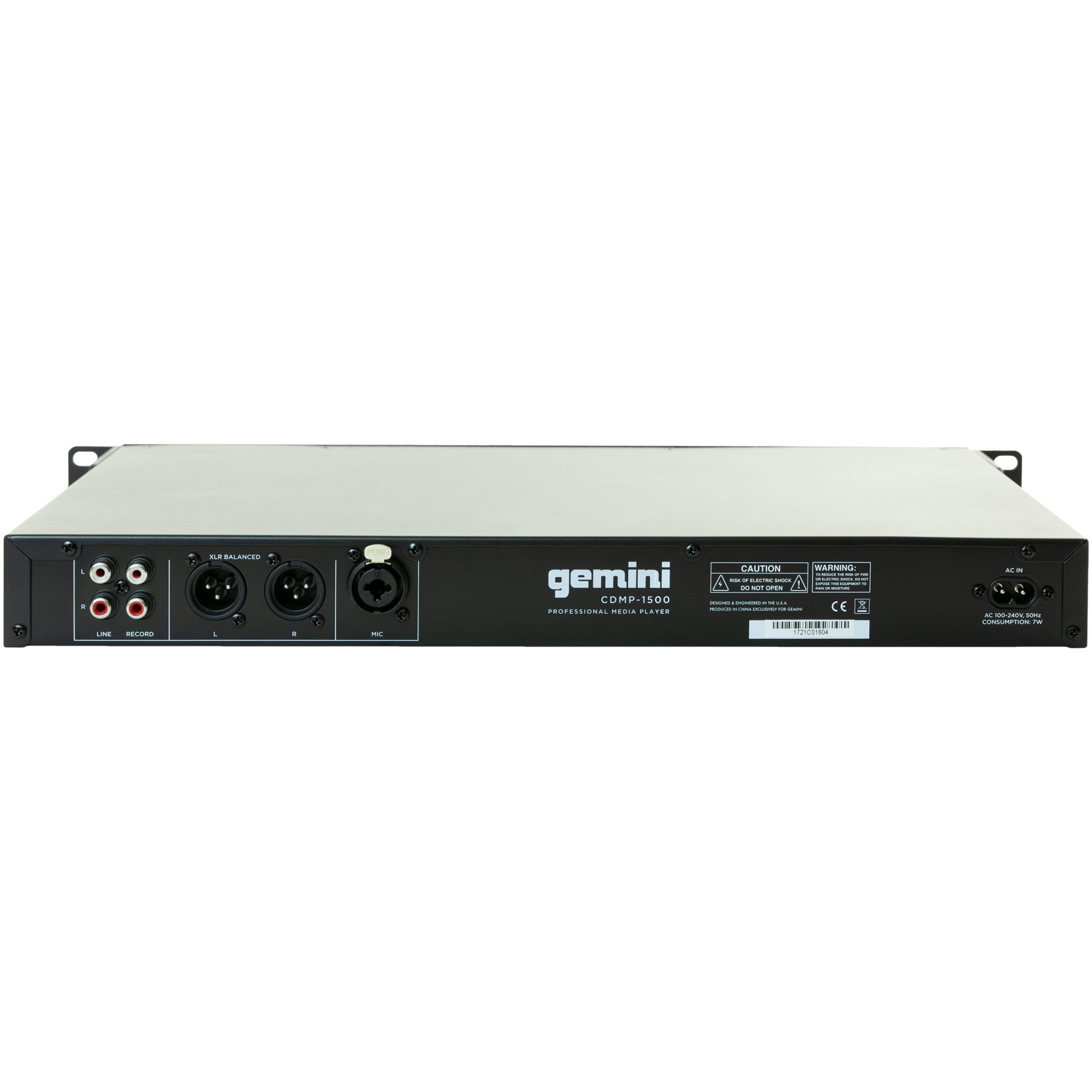 Gemini CDMP-1500 DJ CD Media Player with USB