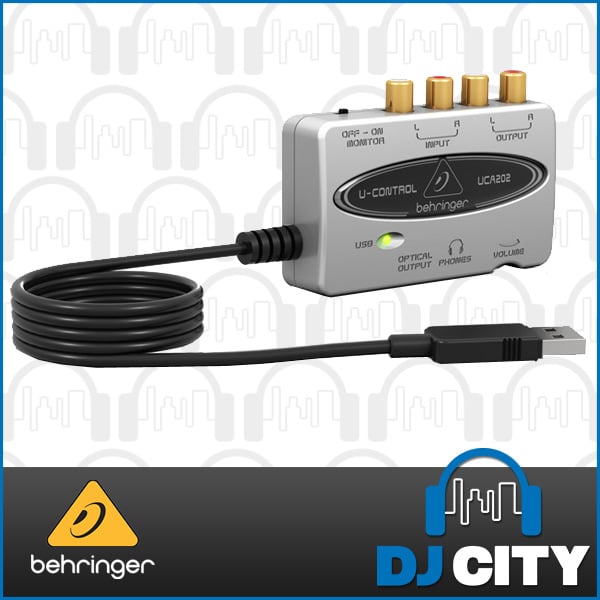 Behringer UCA202 External USB Sound Card DAC - DJ City