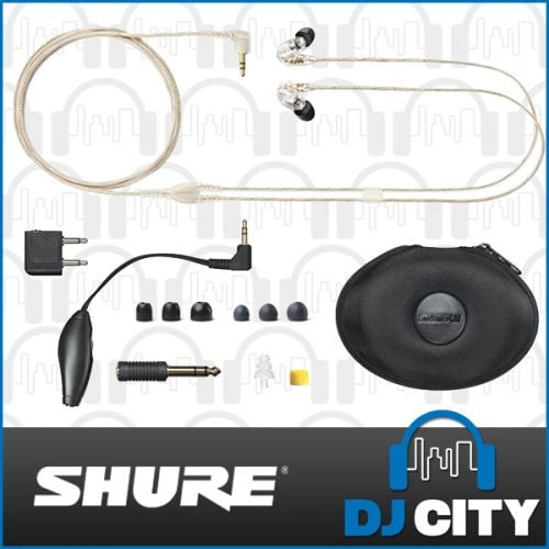 Shure SE535 Sound Isolating In-Ear Earphones (Clear)