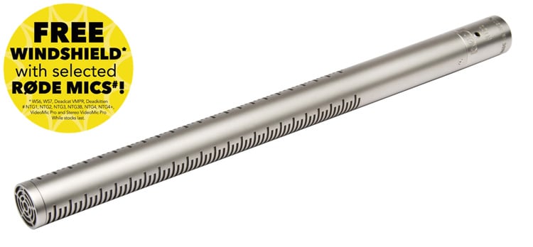 Rode NTG3 Shotgun Condenser Microphone - DJ City