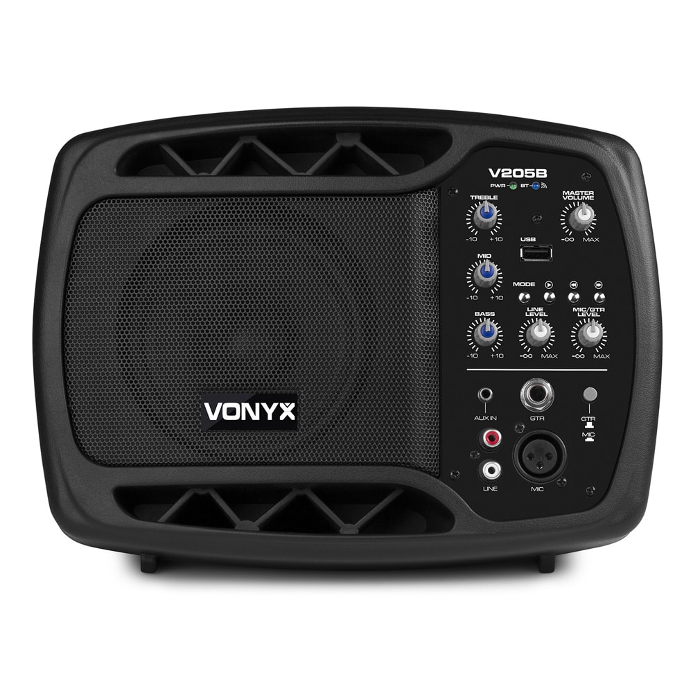 Vonyx V205B Personal Monitor System BT USB for Mic Guitar