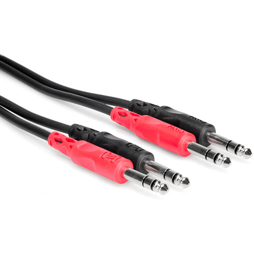 Hosa CSS-202 Dual Cable 1/4 Inch TRS - 2M / 6.6ft