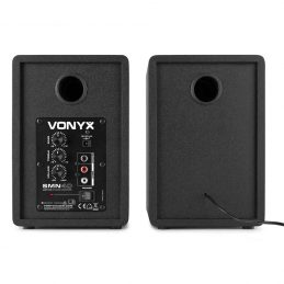 Vonyx SMN40W 4 Inch Studio Monitor Pair White