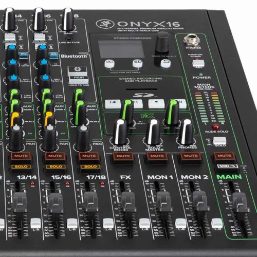 Mackie ONYX16 16 Channel Premium Mixer Multitrack USB