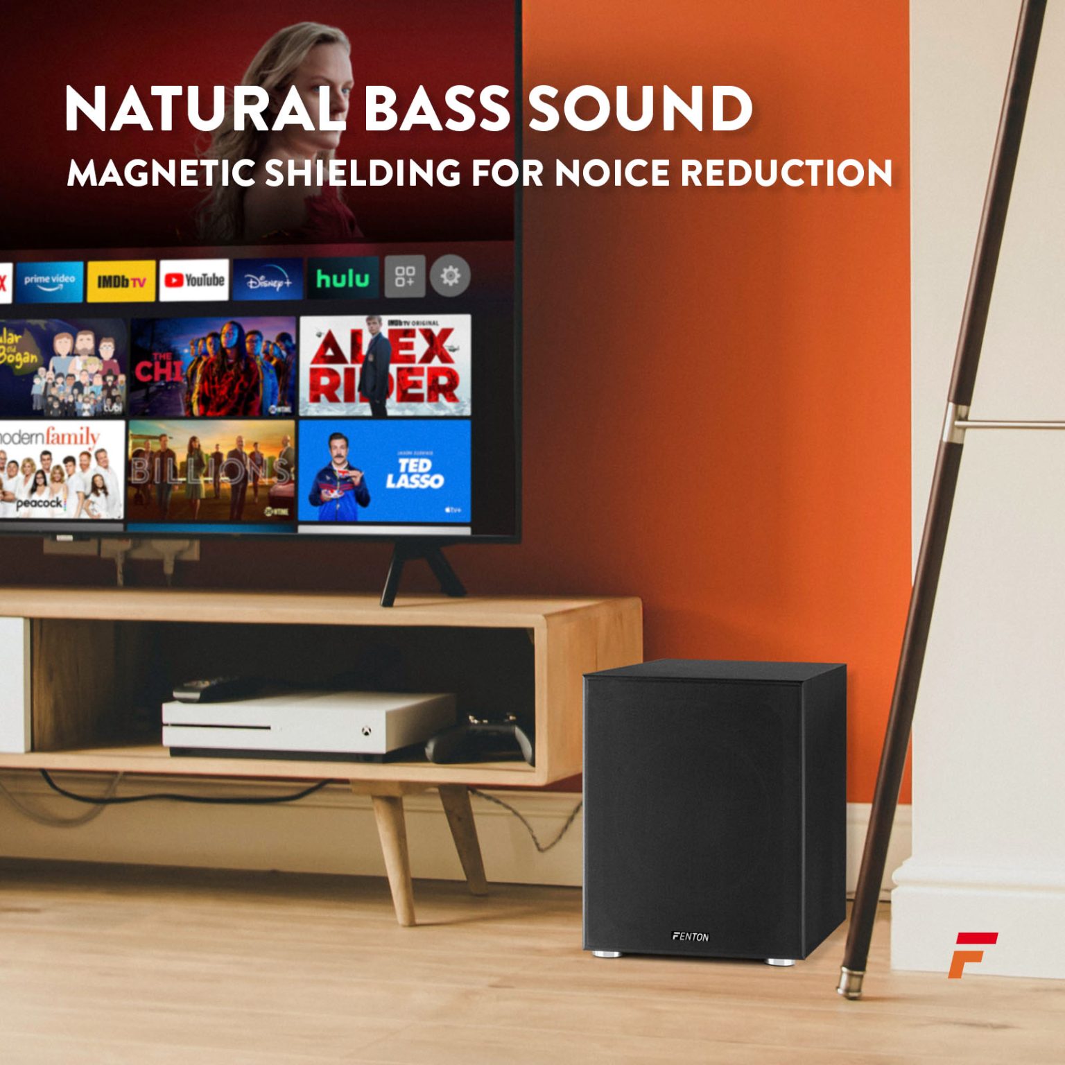 Fenton SHFS12B 12" Inch HiFi Active Subwoofer