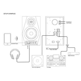 Reloop DSM-3 BT Smart Desktop Monitor System with Bluetooth