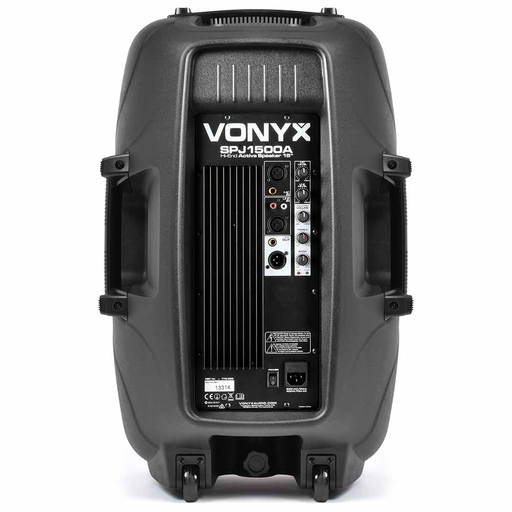 Vonyx SPJ-1500A Pair (2x) 15? 800W Hi-End Active Speakers