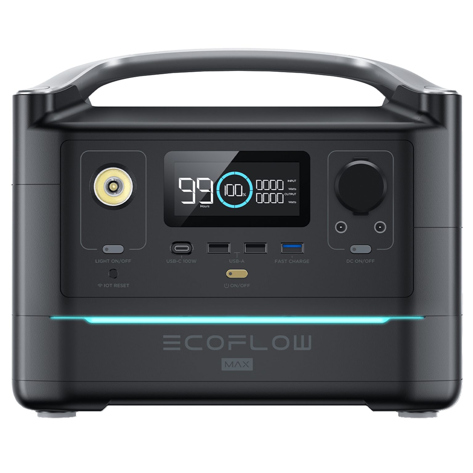 EcoFlow RIVER + Extra Battery Bundle 600W Portable - 576Wh