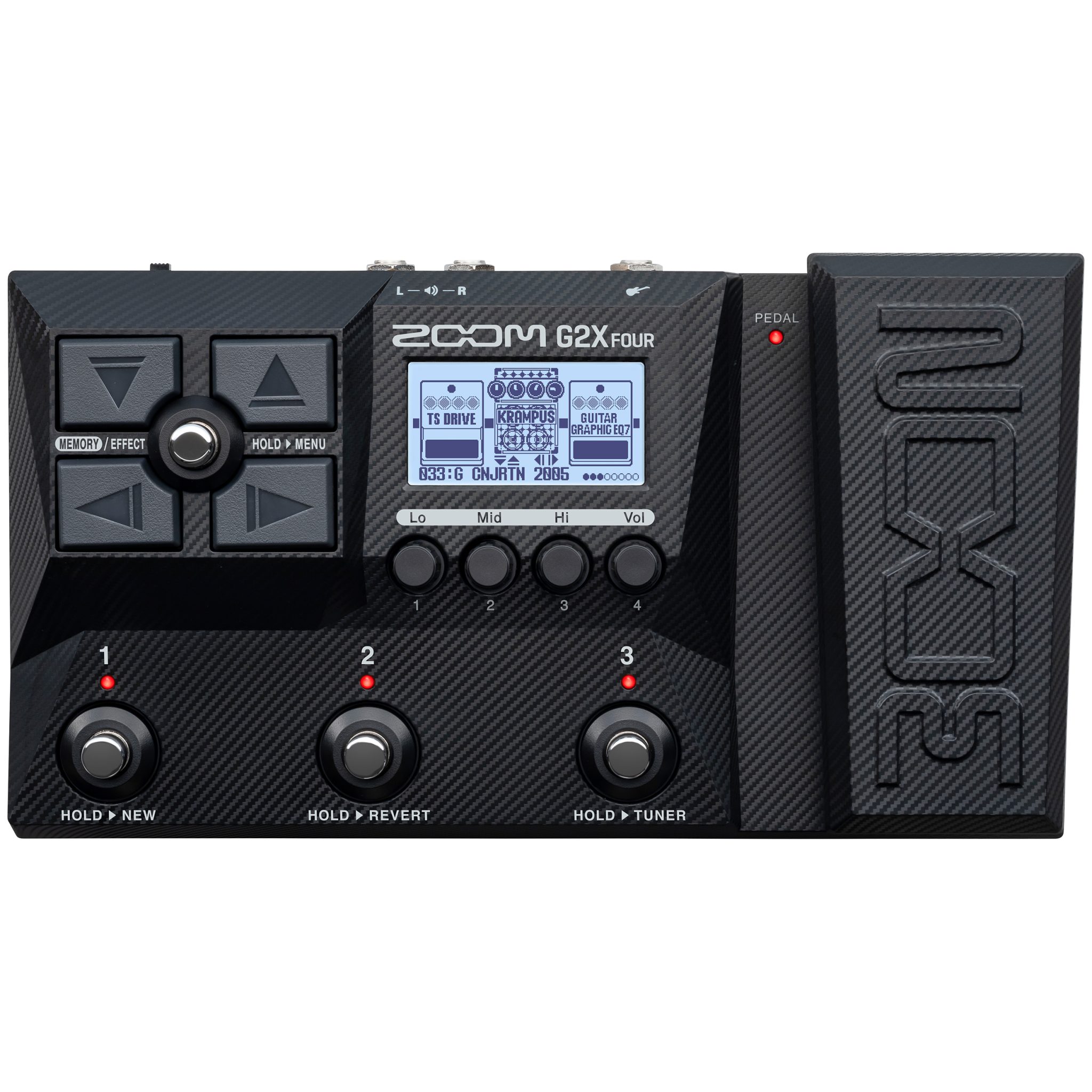 ZOOM G2X Four Guitar Multi-Effects Pedal