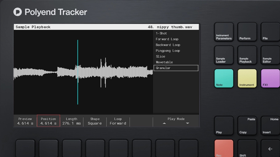 Polyend Tracker Standalone Music Production Audio Workstation