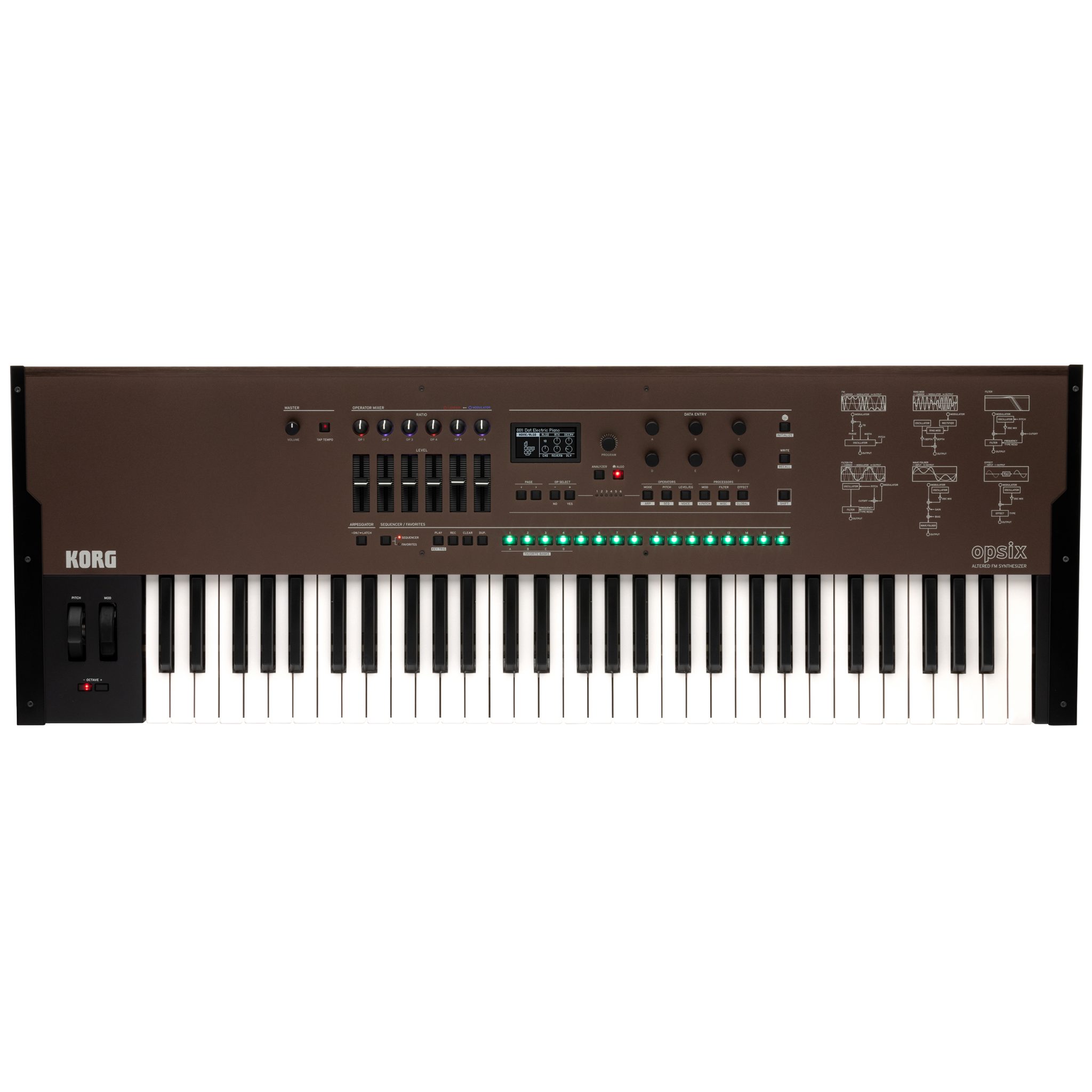 Korg opsix SE Altered FM Synthesizer - 61 Key with Aftertouch