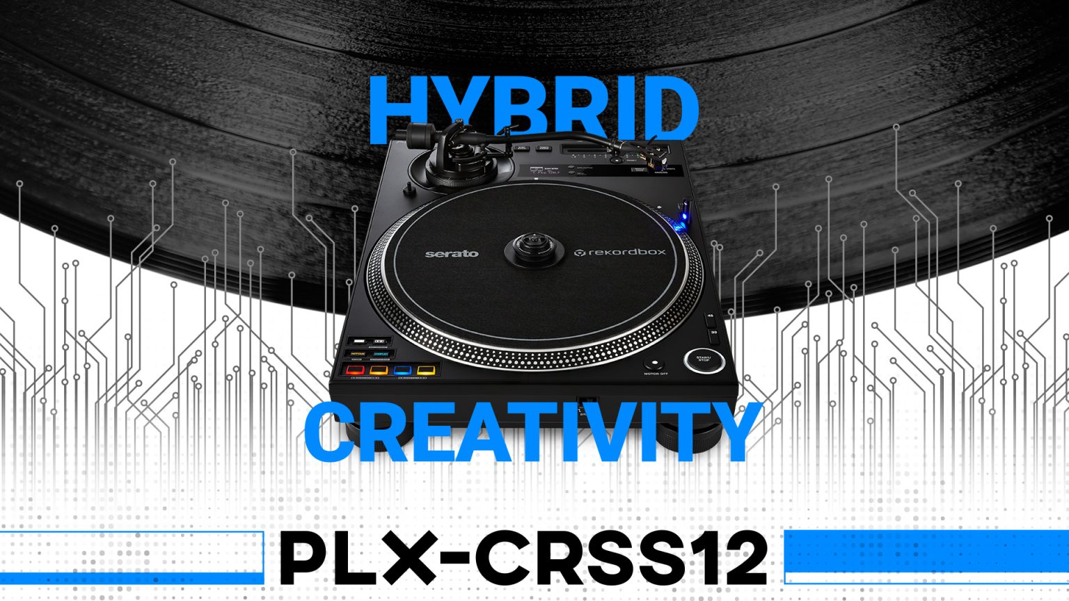 Pioneer DJ PLX-CRSS12 Premium Digital-Analog Hybrid Turntable