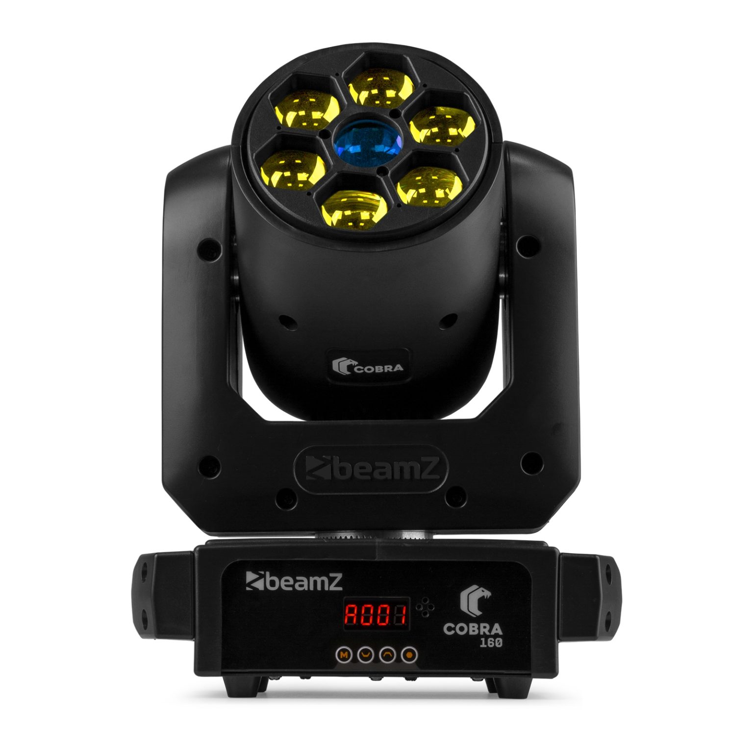 Beamz Cobra 160 Spot 100W Moving Head with 6x 10W B-Eye