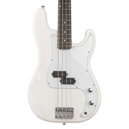 MAX GigKit Electric Bass Guitar Pack White