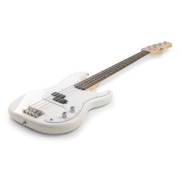 MAX GigKit Electric Bass Guitar Pack White