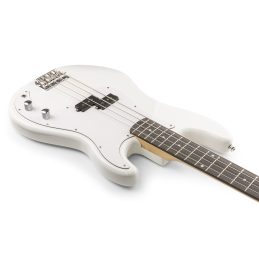 MAX GigKit Electric Bass Guitar Pack White