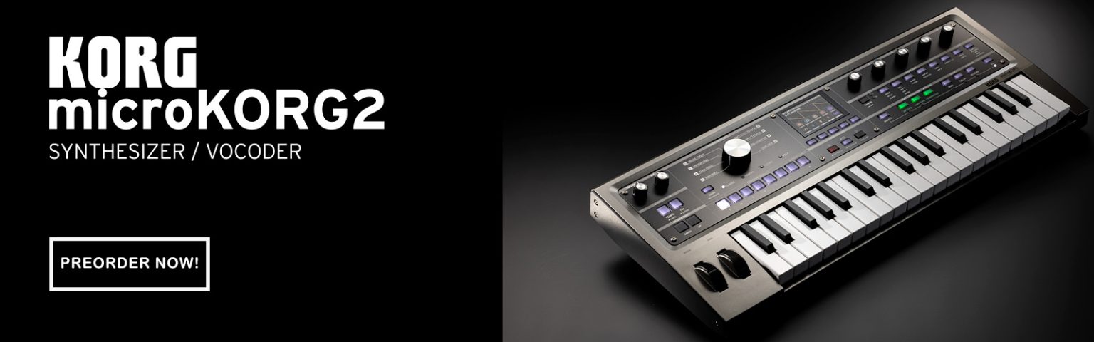 Korg microKORG 2 White Analog Modeling Synthesizer & Vocoder