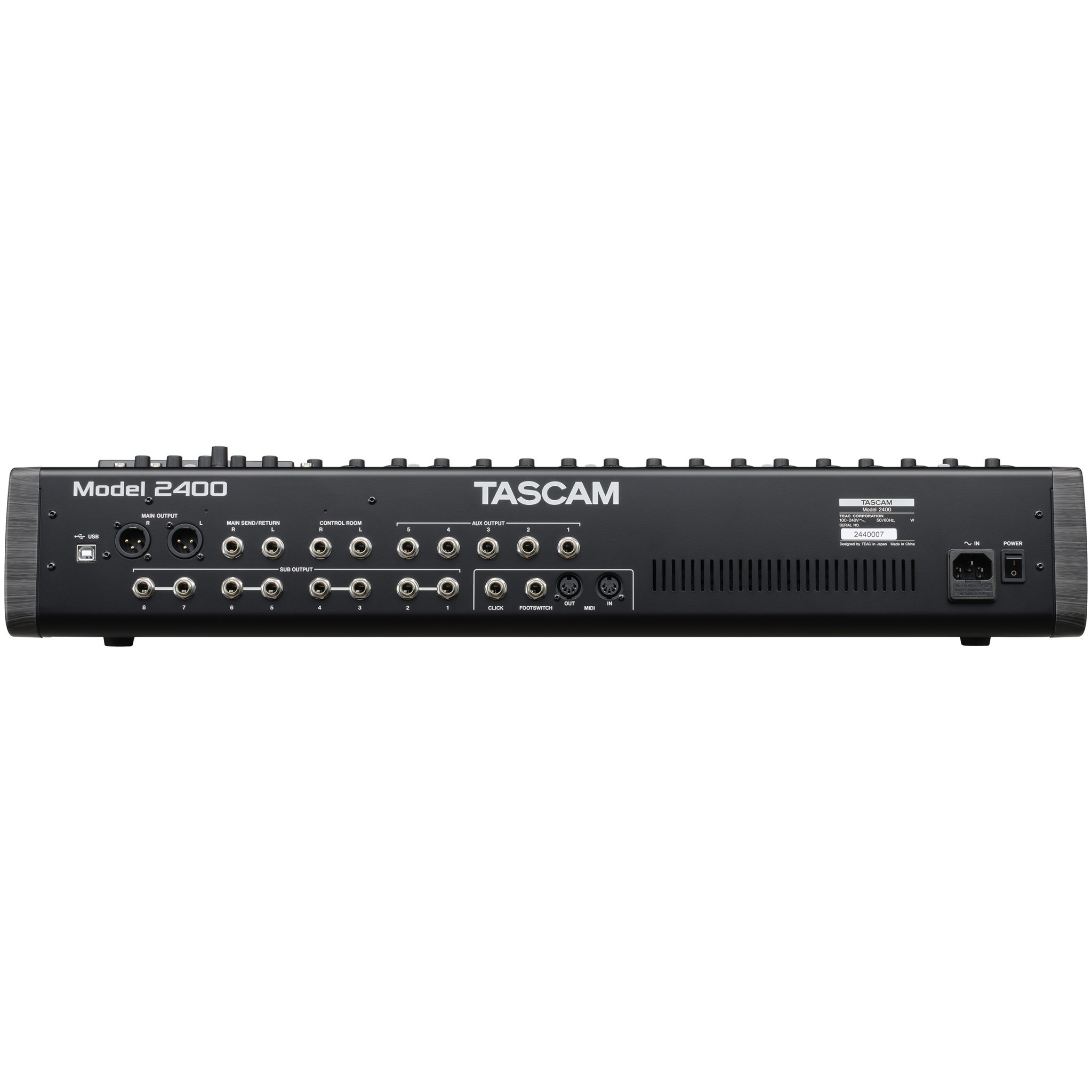 Tascam Model 2400 24-Track Analog Mixer with Audio Interface