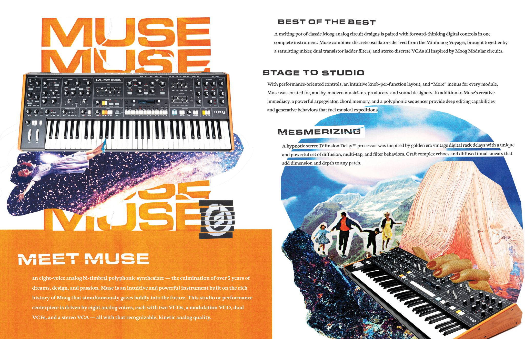 Moog Muse 8-Voice Analog Bi-Timbral Polyphonic Synthesizer