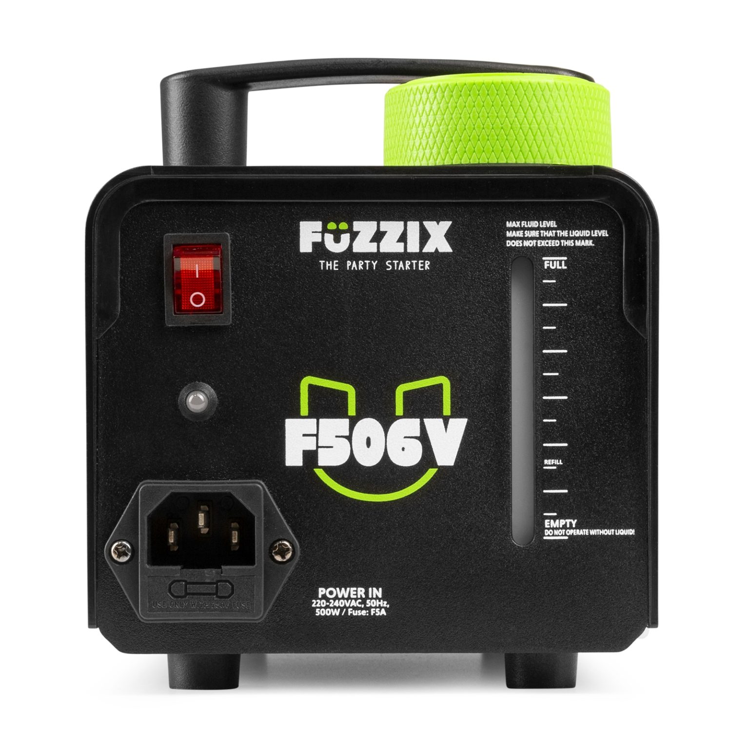 Fuzzix F506V Vertical Smoke Machine with 6x RGB LEDs