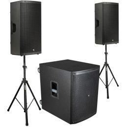 Proel DIVA15A SUB Pack - 15" Speakers 18" Subwoofer + Stands