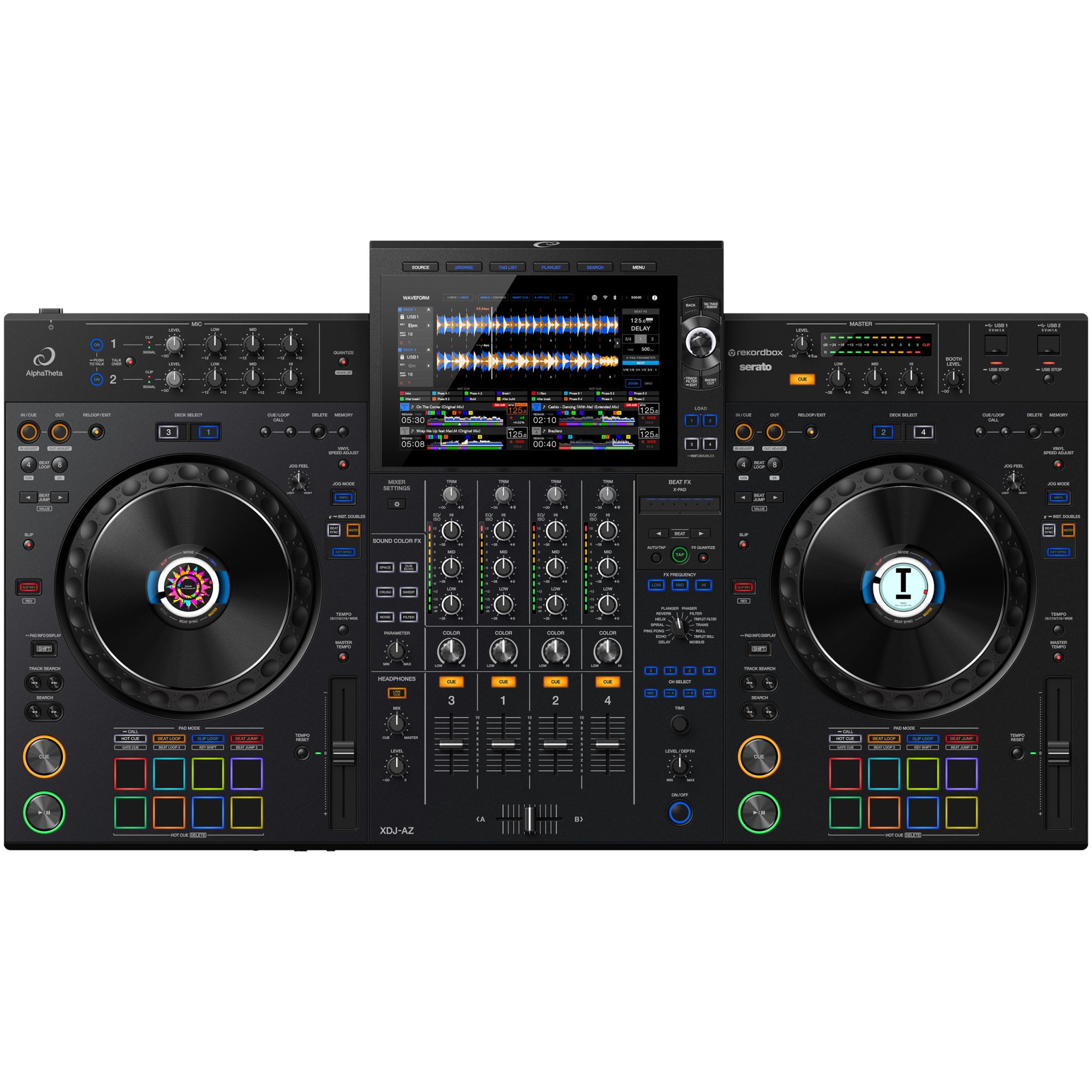 AlphaTheta XDJ-AZ 4-Channel All-In-One Standalone DJ Controller