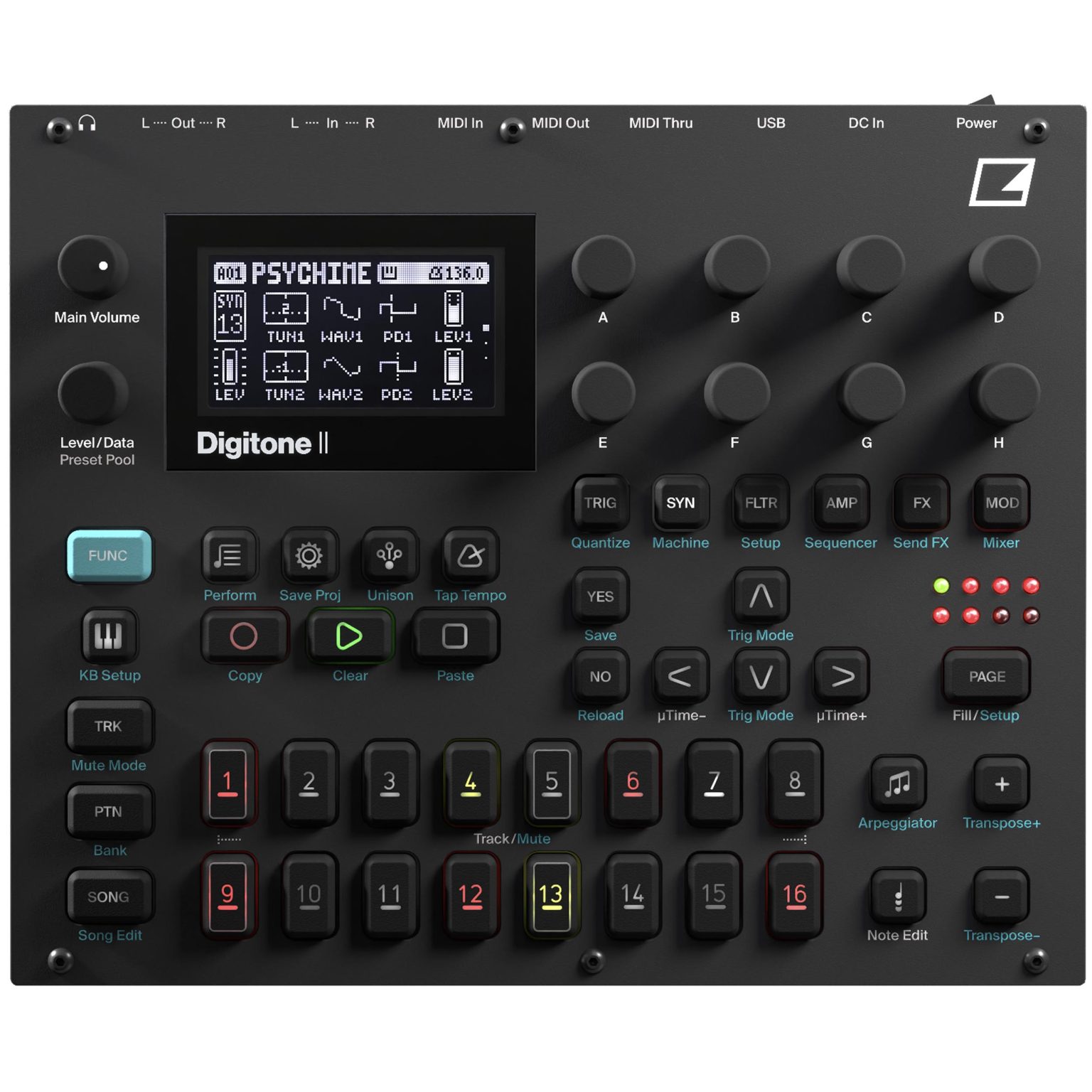 Elektron Digitone II 16 Voice Digital Polyphonic Synth